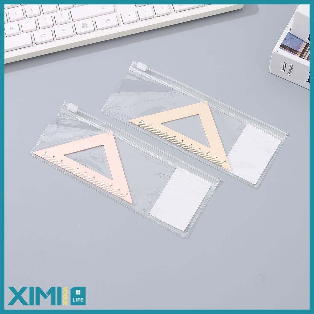 45/90 Degree Steel Triangle Ruler - Ximi Vogue | Lifestyle